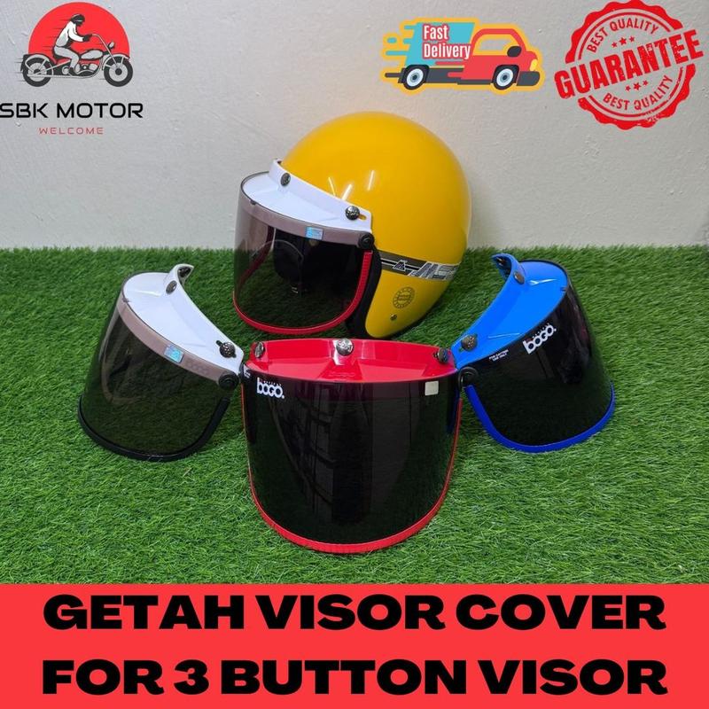 BOGO Visor Rubber Cover 🛵 Penutup Getah Helmet Motor - TikTok Shop Malaysia
