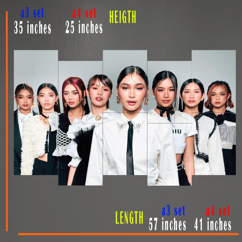 BINI PPOP Puzzle Poster A3 and A4 size -Not Sticker - TikTok Shop ...