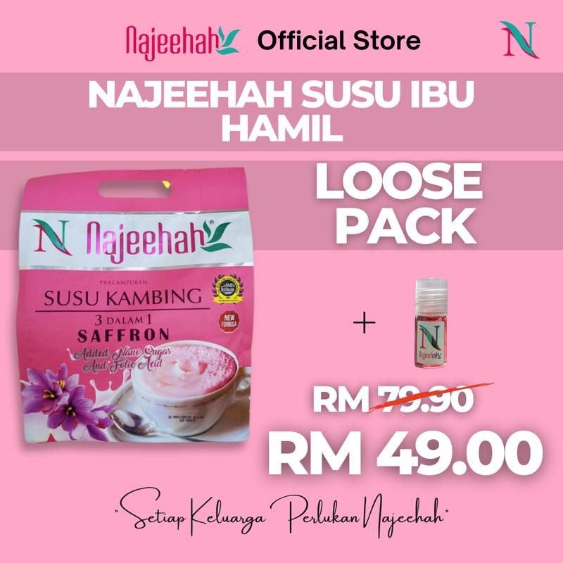 NAJEEHAH Susu Ibu Hamil 15 sachet x 26g Gula Nano - TikTok Shop Malaysia