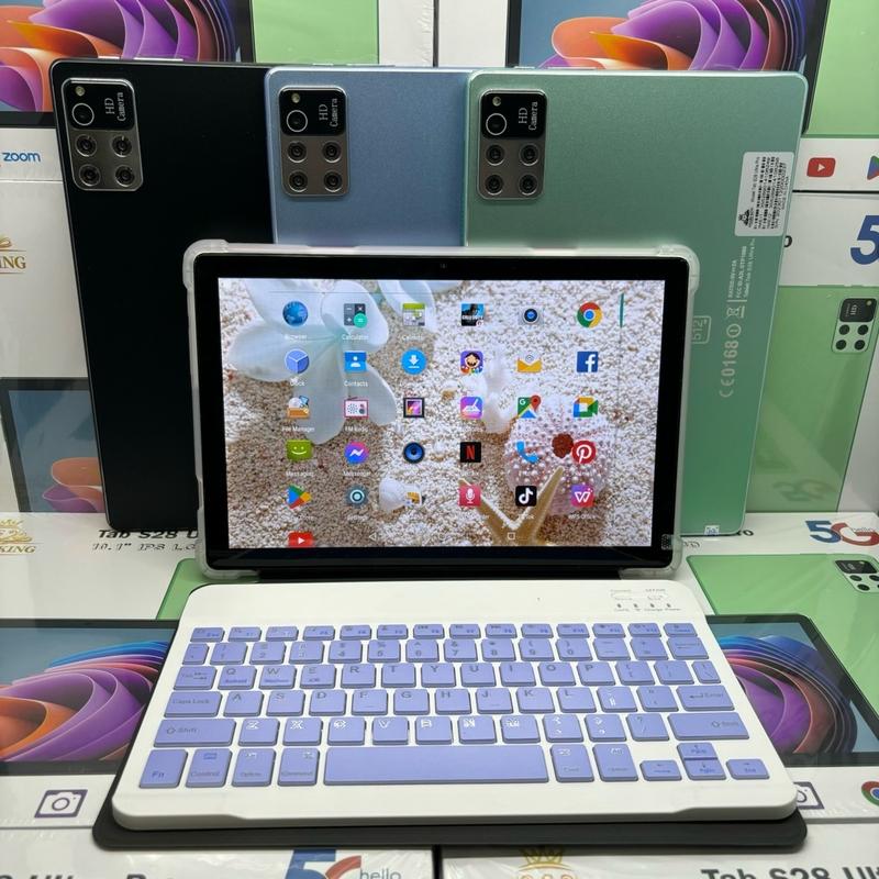 10.1 inches tablet 28pro with Bluetooth Keyboard Android - TikTok Shop ...