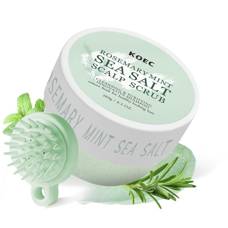 [KOEC Official Shop] Sea Salt Scalp Scrub with Silicone ScalpMassager ...