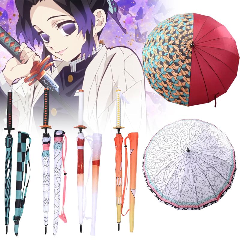 Demon Slayer Katana Umbrella Kimetsu No Yaiba Tanjirou Shinobu - TikTok ...