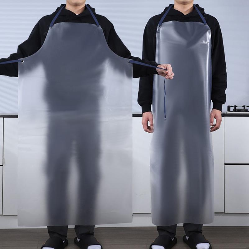 [LXTK] Waterproof Oilproof Transparent PVC Apron Kitchen Baking ...