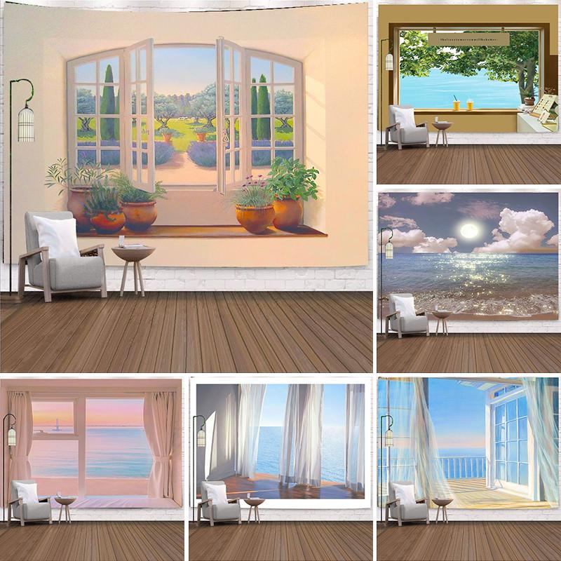 Kain Latar Belakang Pemandangan, Luar Tingkap, Kain Hiasan, Sesuai - TikTok Shop Malaysia