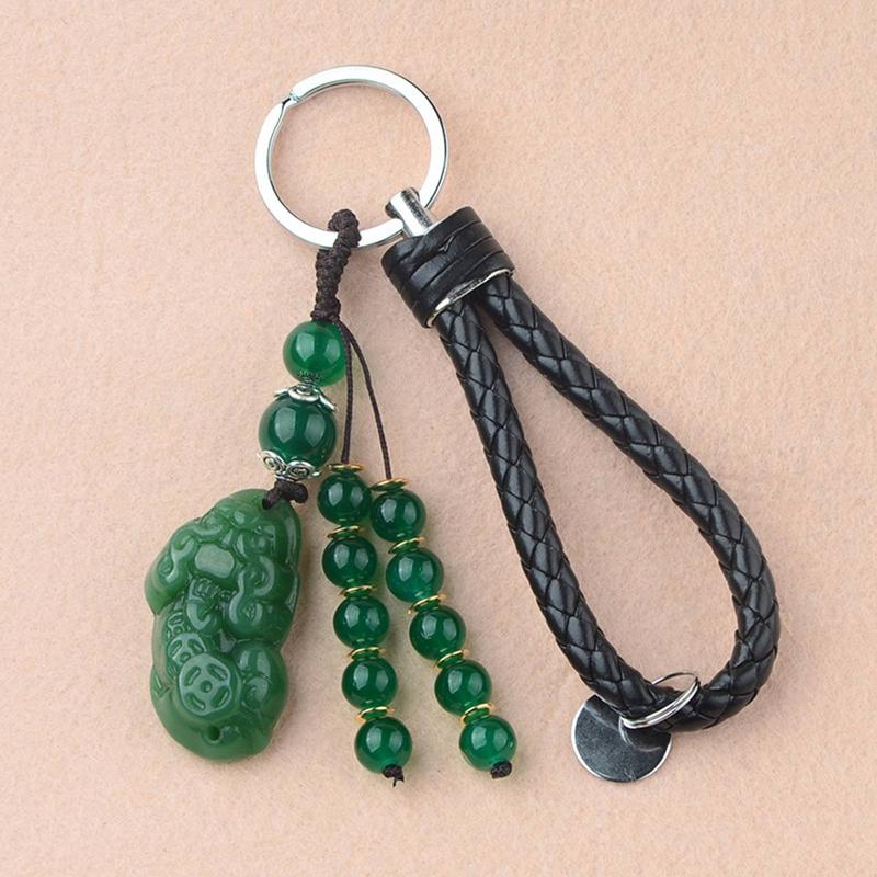 Classic Stone Pixiu Pendants Charms Car Keychain Chinese Fen - TikTok ...