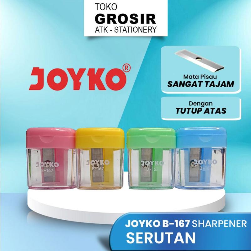 RAUTAN JOYKO B-167 Warna Pastel / SHARPENER JOYKO B-167 (1 pcs - Shop ...