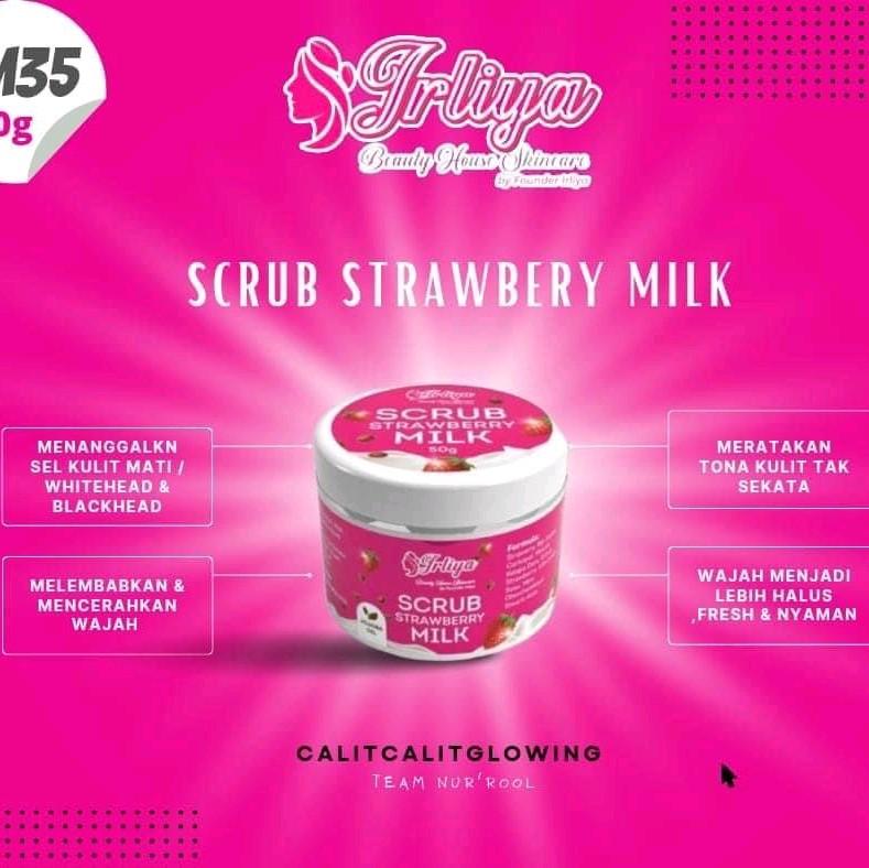 Scrub extract strawberry milk - TikTok Shop Malaysia