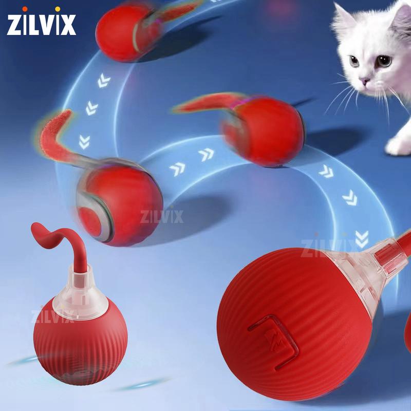 New Smart Cat Ball Toys Electric Rolling Ball Automatic Interactive ...