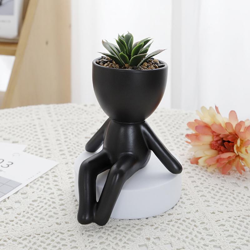 Pasu Bunga Sukulen, Bahan Seramik, Mudah Digunakan, Hiasan Taman ...