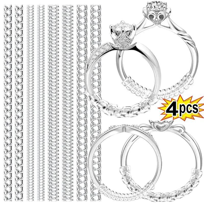 4Pcs Ring Size Reducer Tools Spiral Spring Based Rings Adjus - TikTok ...