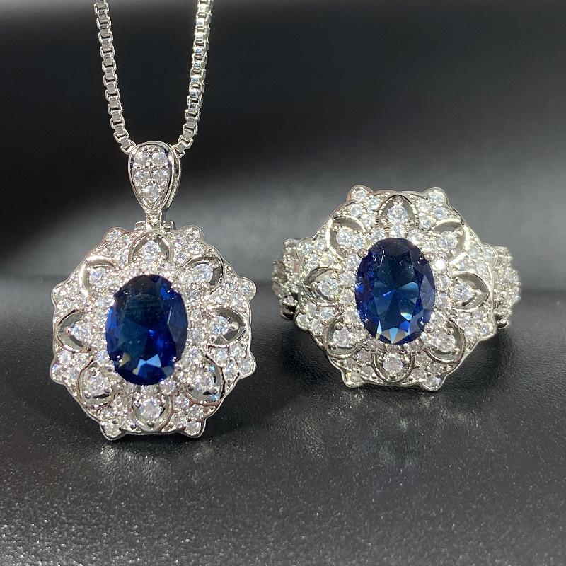 Ring pendant clavicle chain set - TikTok Shop Singapore