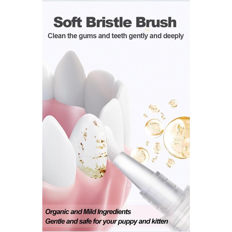 Pet Toothbrush Pen Universal Pet Toothbrush Pen Cat Dog Dental - TikTok ...