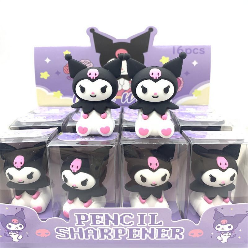 COD Rautan Miniatur Kuromi Peraut Kado Unik Murah Motif Sanrio Kuromi ...