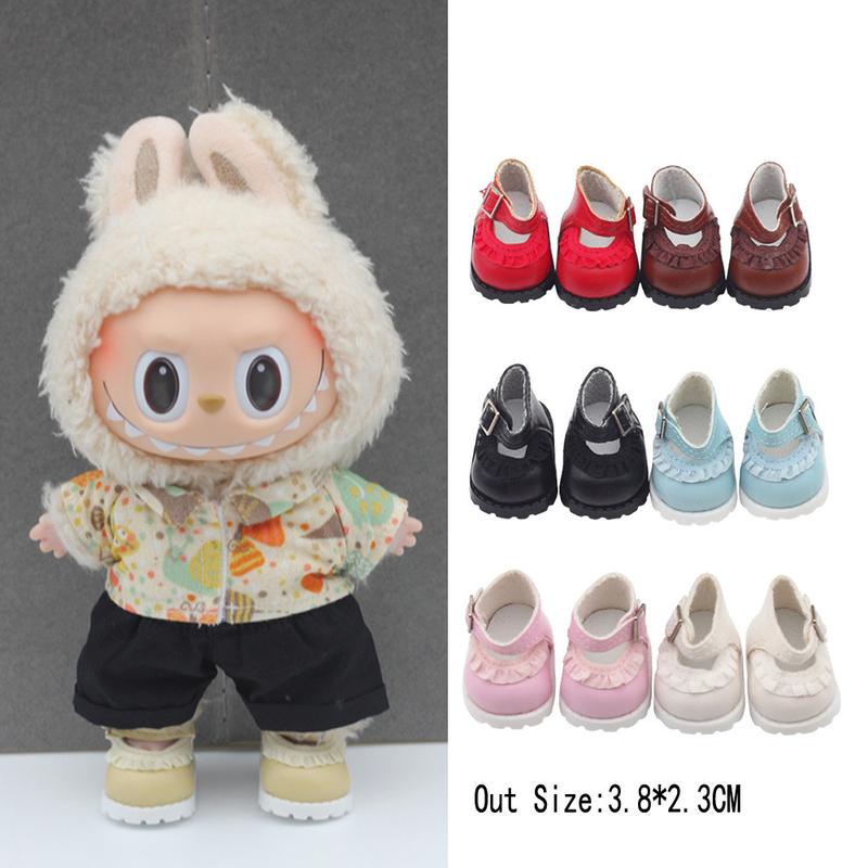 DM (Only shoes) For LABUBU Leather Shoes Suitable for 17cm Cotton ...