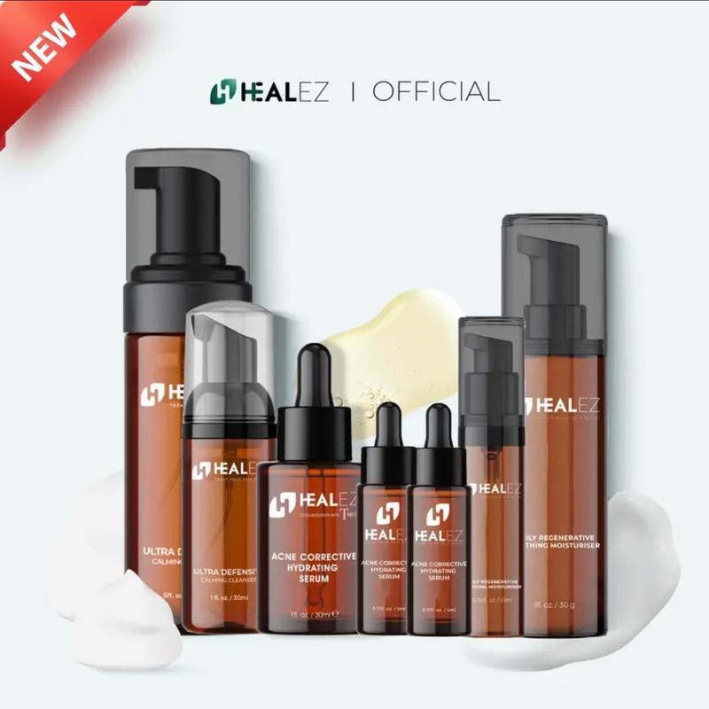 Healez Acne Corrective Serum, Healez Cleanser, Healez Moisturizer ...