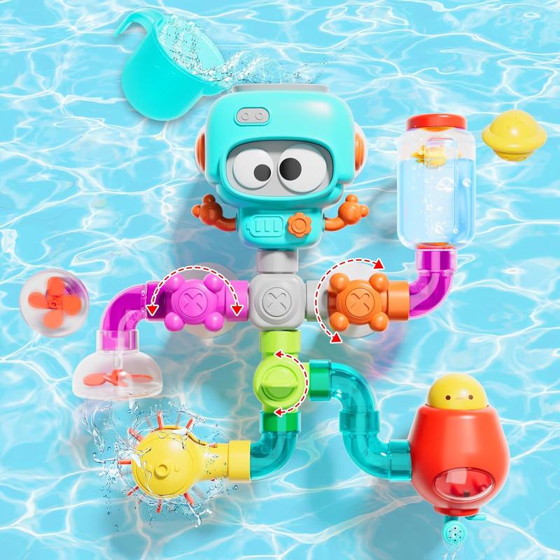 DIY Assemble Water Pipe, Bath Toys, Building Kit , Fun Bath Tub ...
