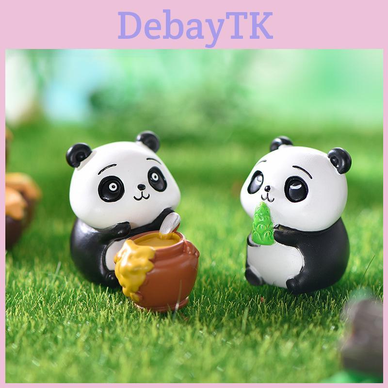 Charming Resin Panda Statues Perfect For Diy Miniature Landscape ...