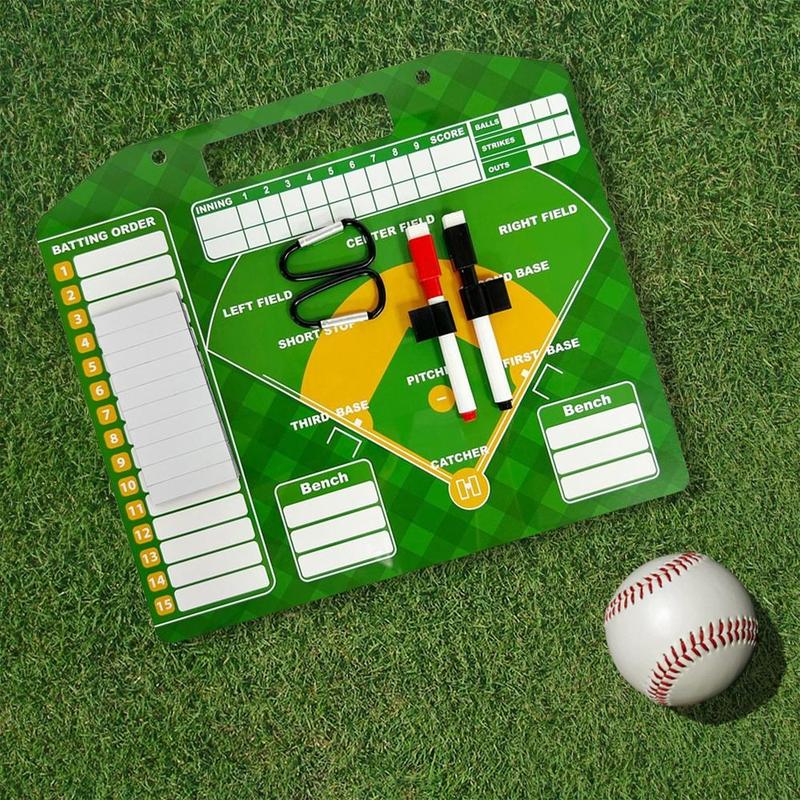 Creative Dry Erase Baseball Lineup Board Double Sided Whiteboard ...