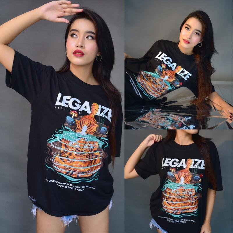 LEGALIZE CLOTHING - WATER REFLECTION DESIGN T-shirt Cotton Cotton ...