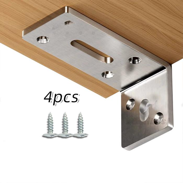 Jual 4pcs Plat Siku L Stainless / Bracket Siku L / Siku L Besi ...