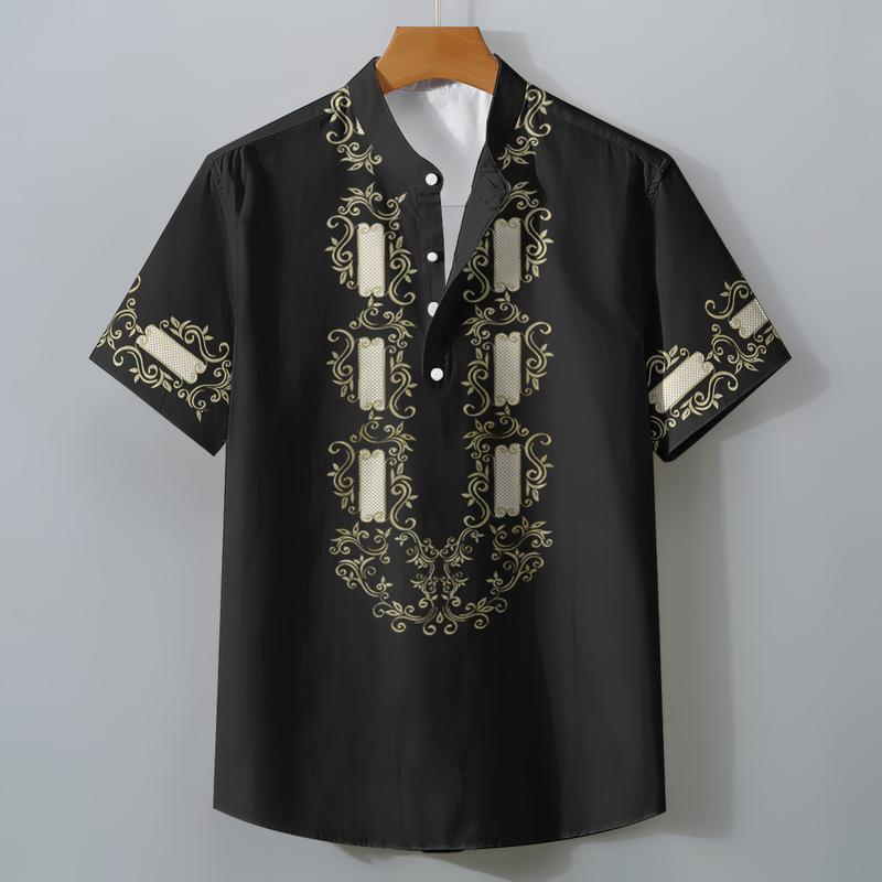 2025 new Philippine Modern Barong Style Men's Chinese Stand Collar ...