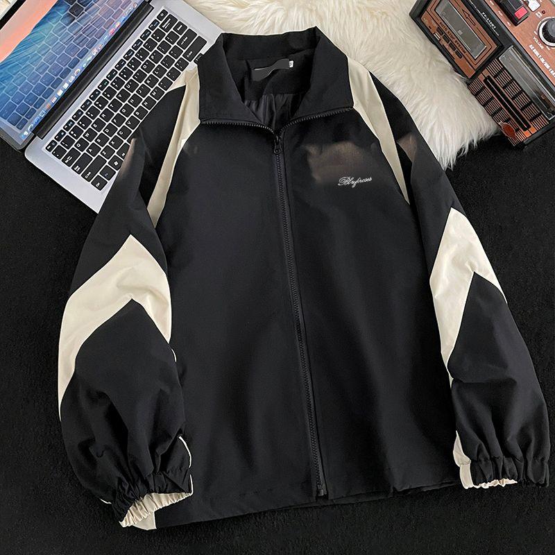 Kot Jaket Luar, untuk Lelaki, Musim Bunga dan Musim Luruh, Gaya ...