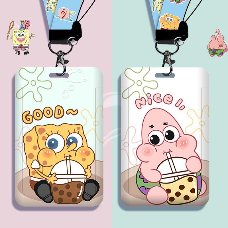Cute SpongeBob SquarePants ID Protector Cartoon Multifunctional ...