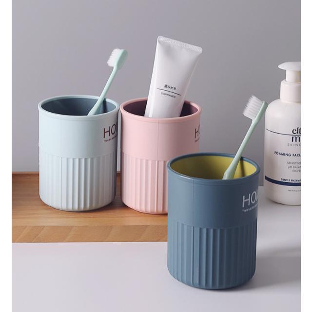 CHAINSTORE Creative Portable Toothbrush Cup Thick Circular Water ...