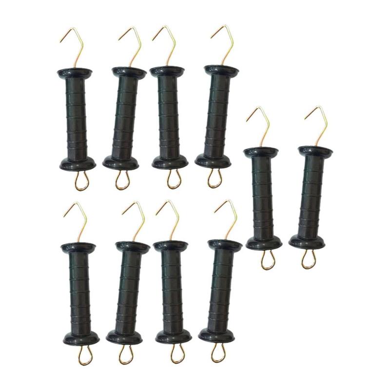 10x Electric Fence Gate Handle Insulator 10.4x2.3inch Ergonomic ...
