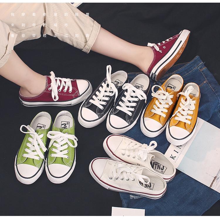 SW67 Sepatu Sneaker Wanita Import Korean Style OOTD Murah Kanvas - Shop ...