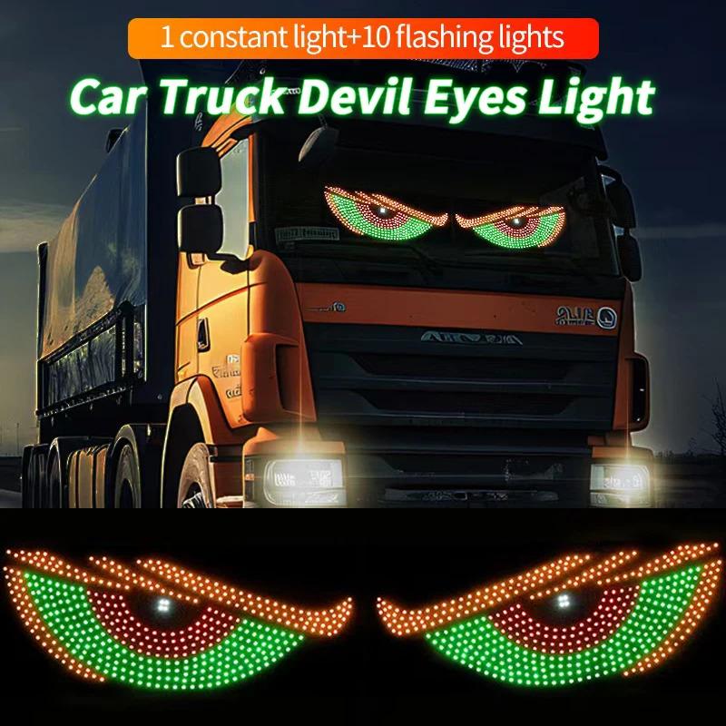 2PCS 24V 12V USB LED Devil Eye Dynamic Big Devil Eyes Light for ...