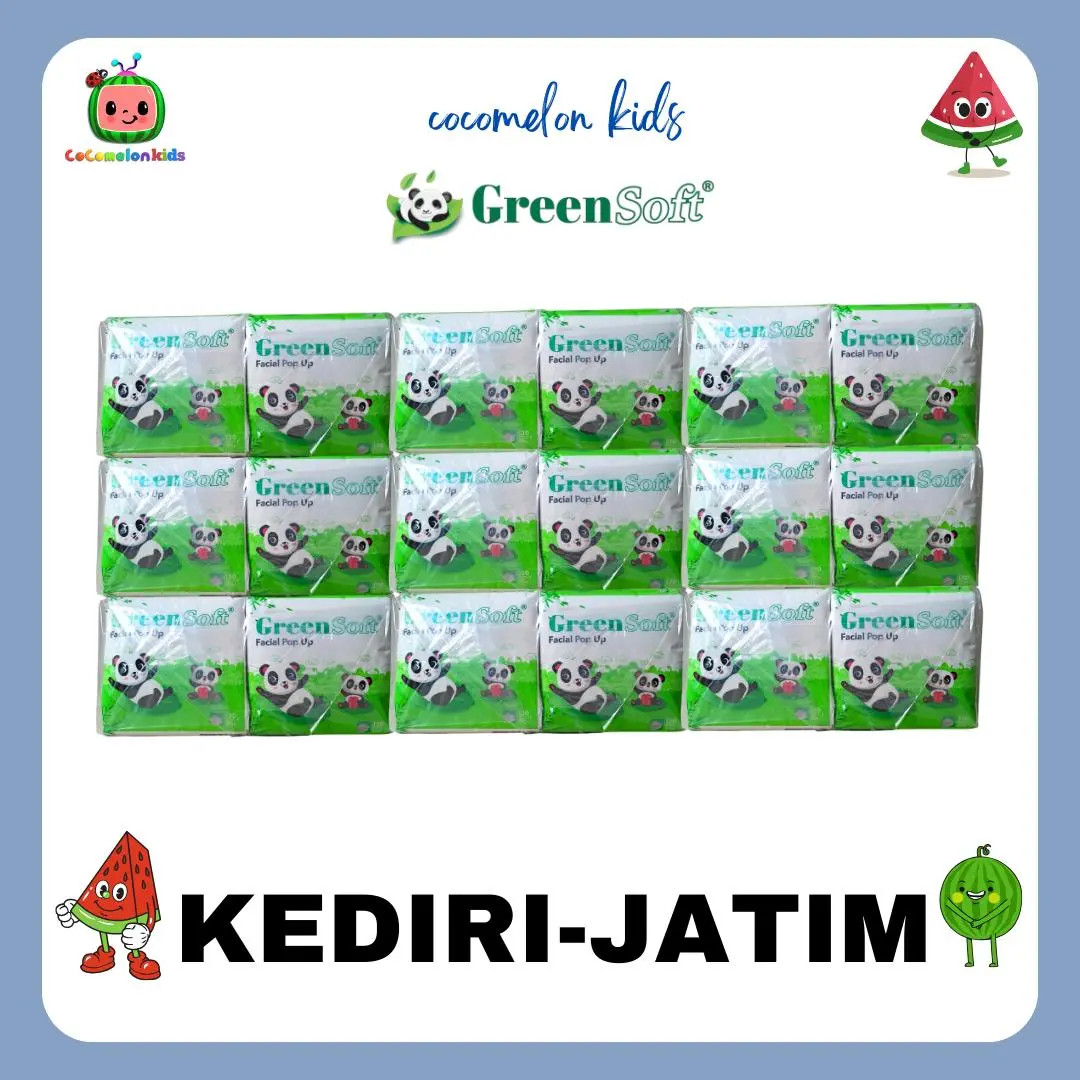 [PAKET 18,12, 6 PACKS] GreenSoft Mini 130 Sheets Pop Up Facial Tissue ...