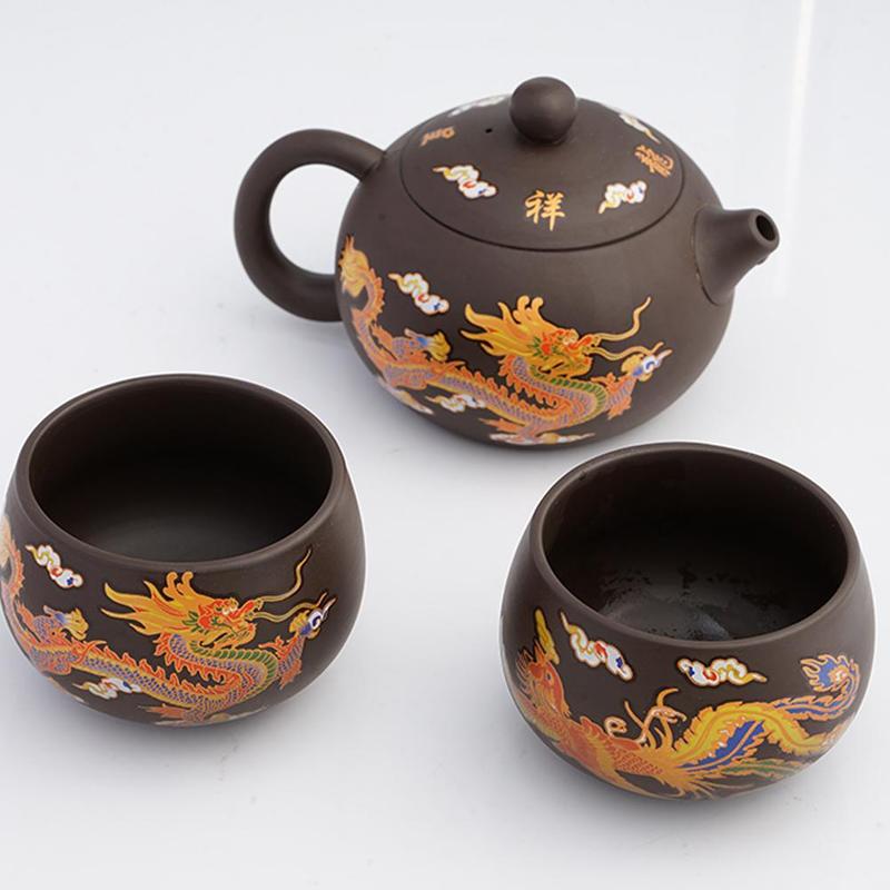 Purple Clay Teapot Xishi Fengming Pot Kung Fu Tea Set Home Tea - TikTok ...