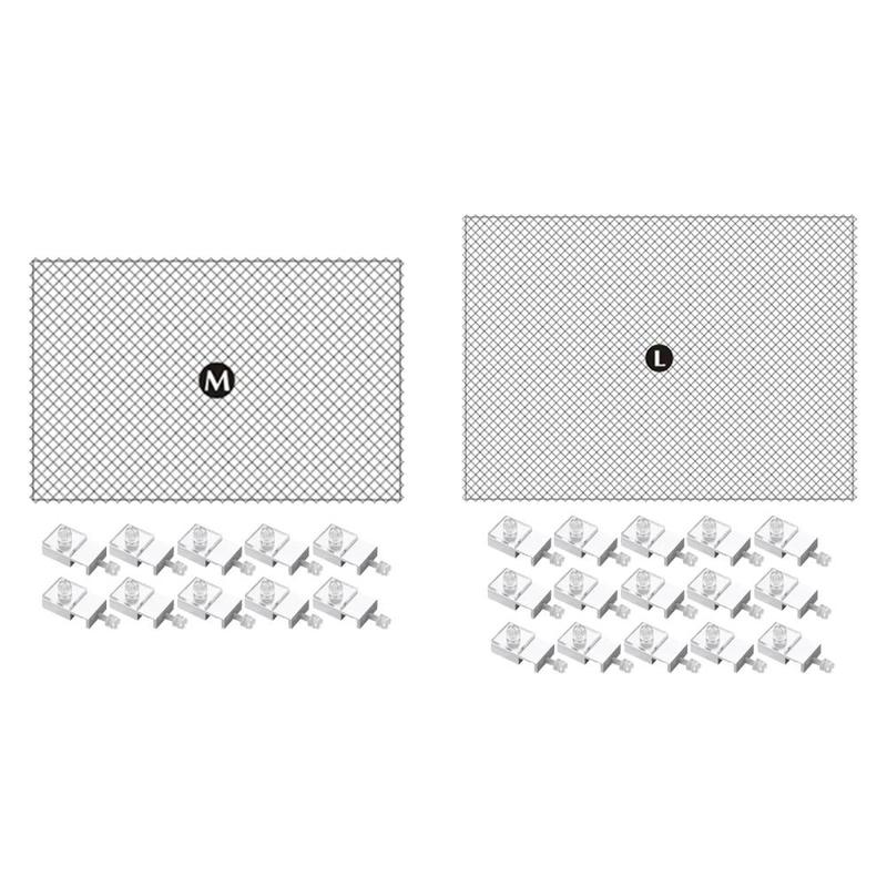 Fish Tank Cover Aquarium Screen Top Cover Replacement Top Clear Mesh ...