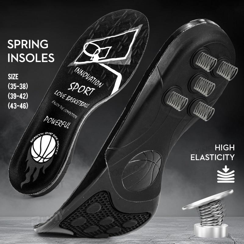 Spring Silicone Gel Shoe Insole & Arch Support, Shock Absorption ...