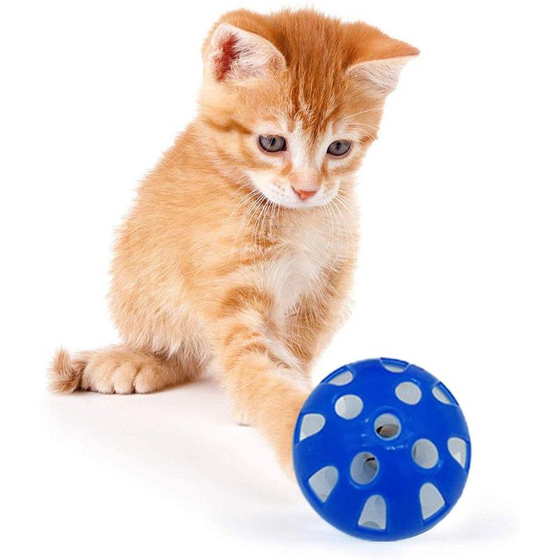 Mainan Haiwan Peliharaan Interaktif, Set 5, Bola Loceng Kucing ...
