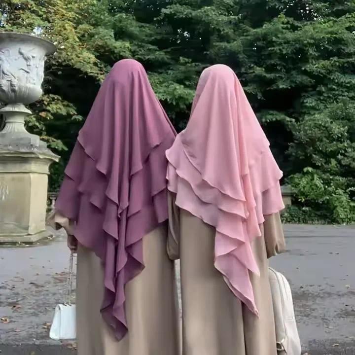 Ramadan Chiffon Khimar Abaya Niqab Turkey Arabic Muslim Hija - TikTok ...