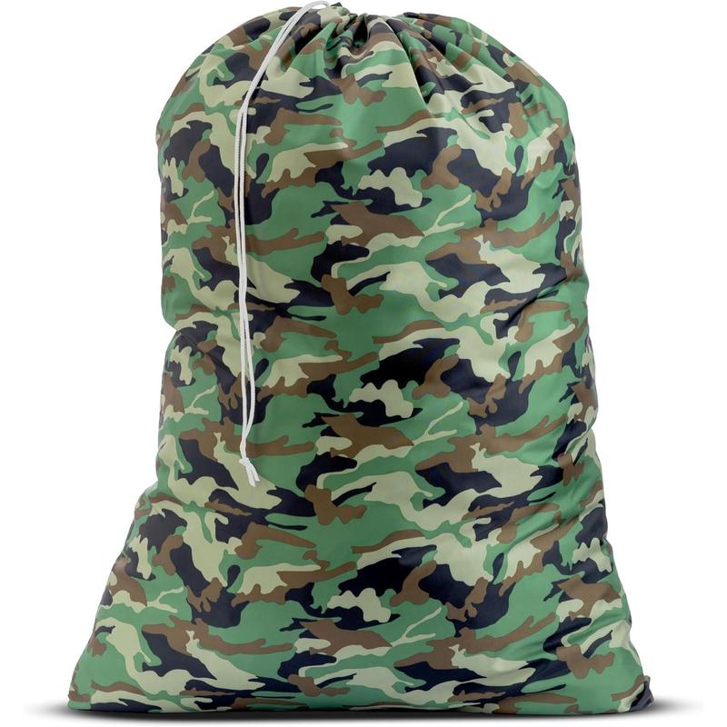 Nylon Laundry Bag - Locking Drawstring Closure and Machine Washable ...