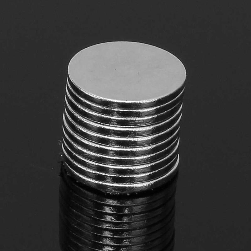 10Pcs 10x1mm N52 Round Disc Blocks Rare Earth Neodymium Supe - TikTok ...