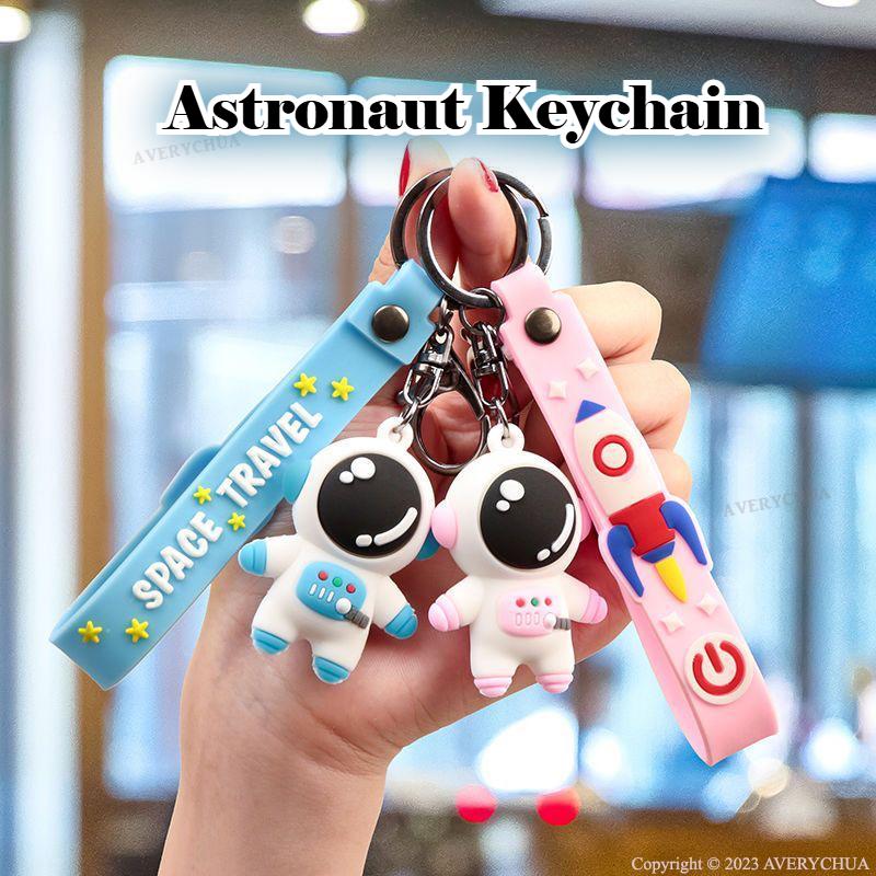 Rantai Kunci 🔑 Astronaut Keychain Cute Cartoon Key Ring Bag - TikTok ...
