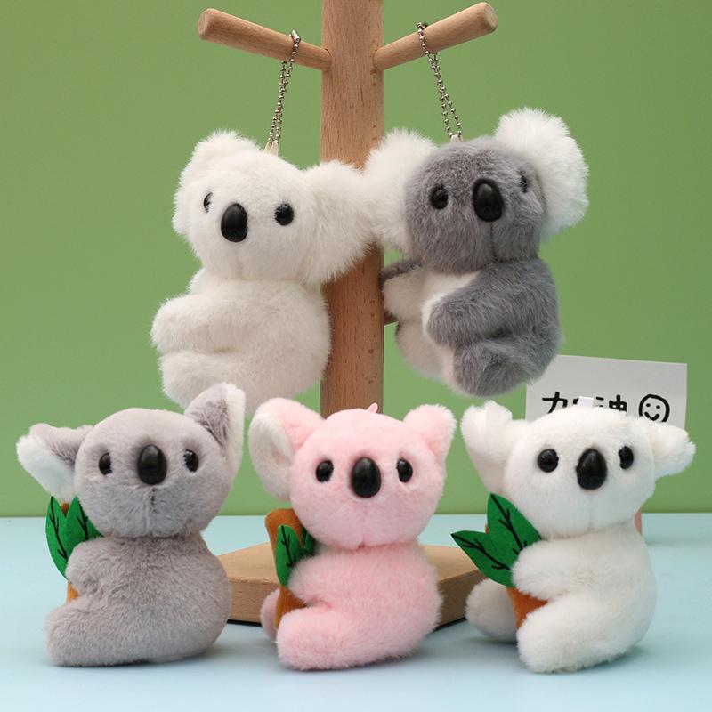 Cute Kola Keychain Keyring Plush Toy Koala Bear Women DIY Jewelry ...