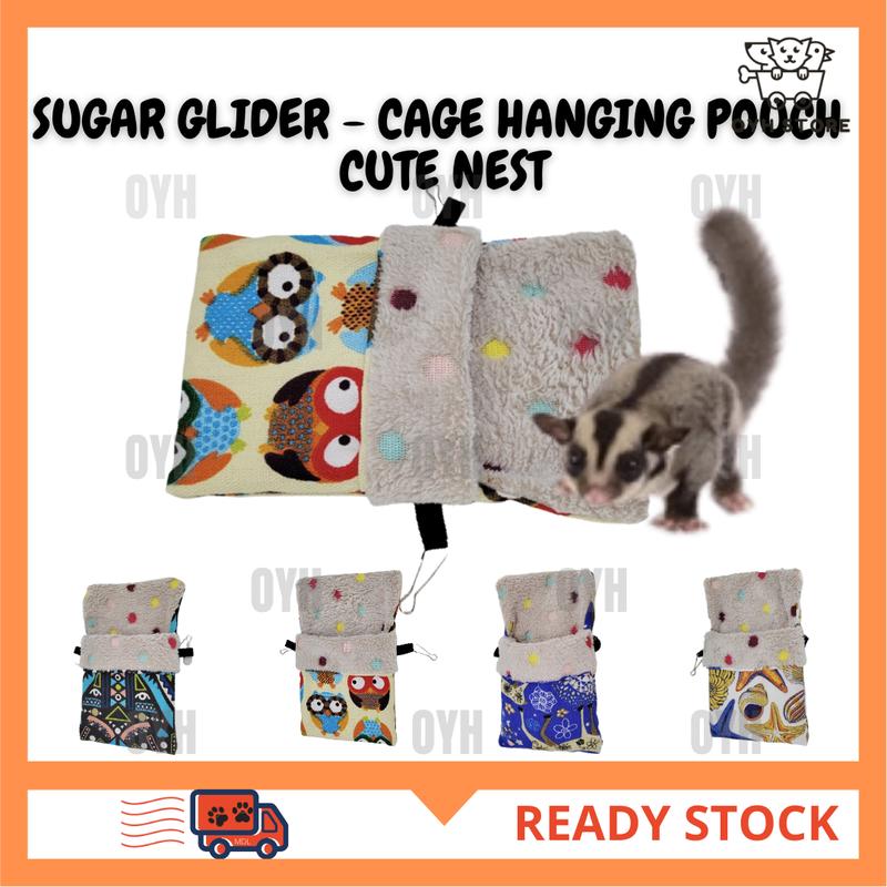 Local Delivery- Sugar Glider Pouch Warm sleeping bag Cage Hanging ...