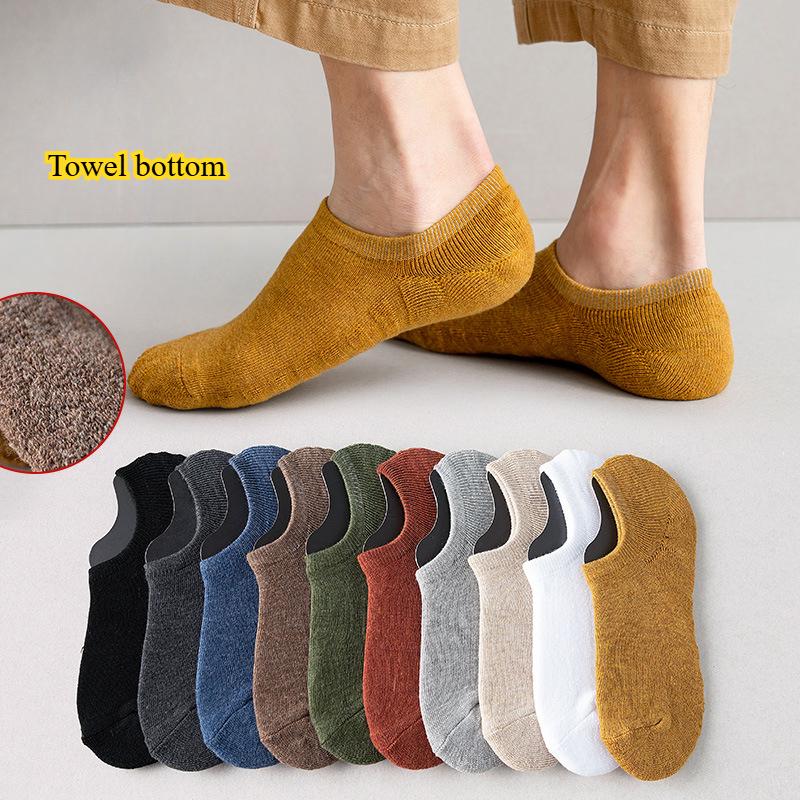 Cotton Invisible Socks for Men Quality Crew Ankle Casual Socks - TikTok ...