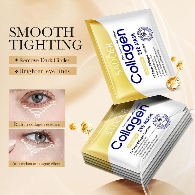 SADOER 10/30PCS Eye Mask Patches Topeng Mata Kolagen Tulang, - TikTok ...