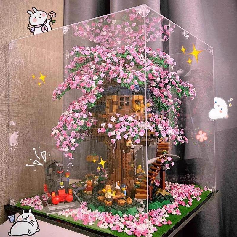 Blok Bangunan Rumah Pokok Sakura Lego, Serasi, Kesukaran Tinggi ...
