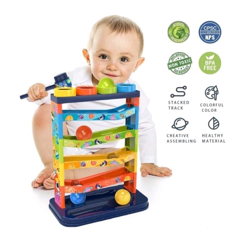 mainan anak bola pukul pound a ball kantong/YE 4 - Shop | Tokopedia