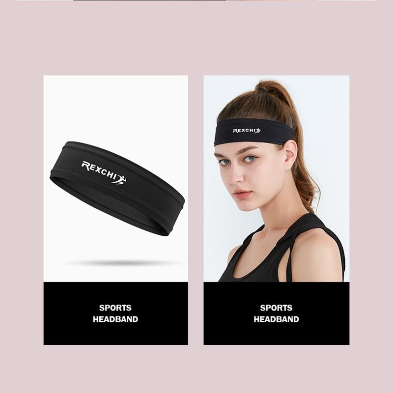 Ice Silk Sports Headband Sweat-absorbent Anti-slip Sweatband - TikTok ...