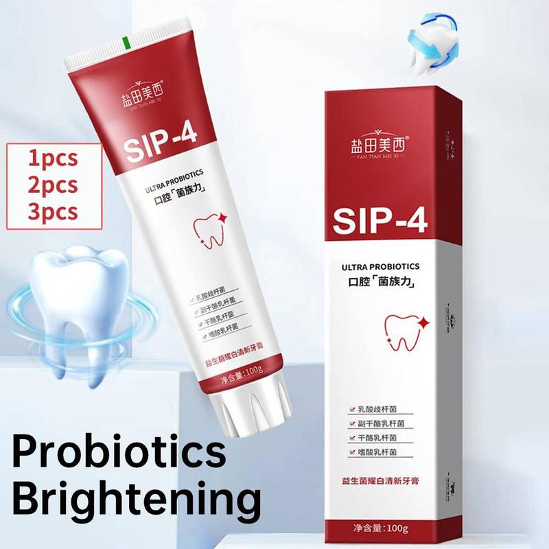 3Pcs 】 Sp-4 Probiotik Mencerahkan Ubat Gigi Pembersihan Gigi - TikTok ...