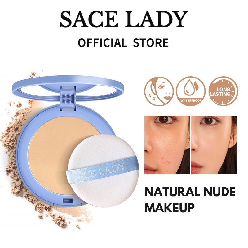 SACE LADY Silky Smooth Pressed Powder Fully Cover Concealer Soft ...