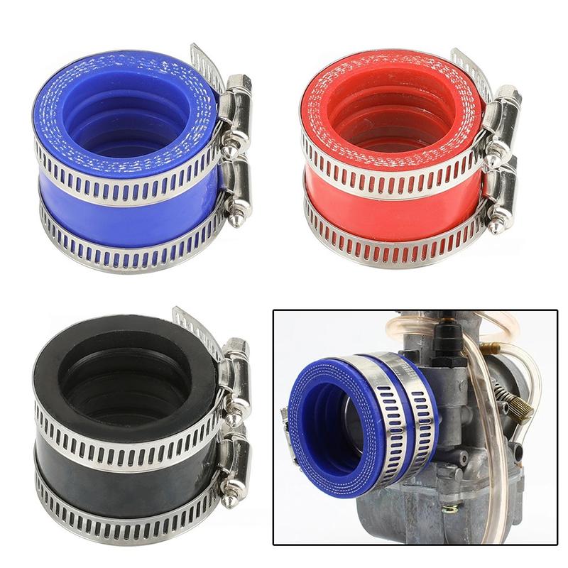 Motorcycle Carburetor Rubber Adapter 35mm Inlet Pipe Intake Motorbike ...